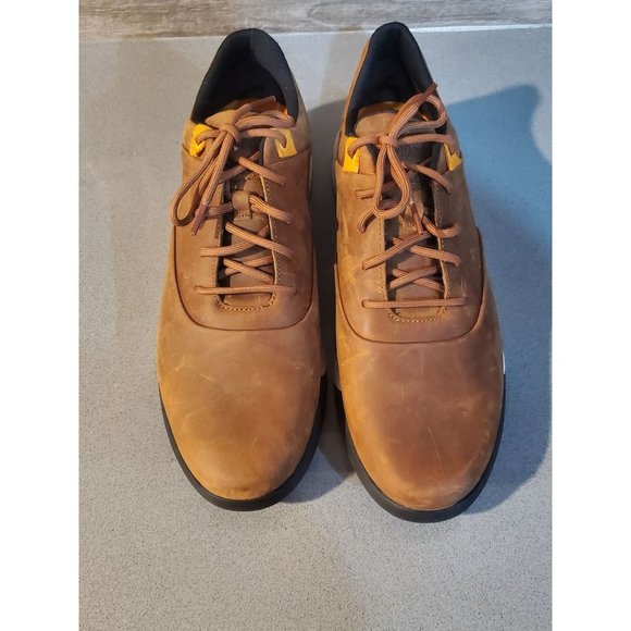 Timberland | Shoes | Timberland Tan Leather Tennis Shoes | Poshmark